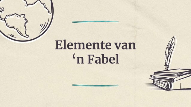 Wat is 'n fabel? | PPTX