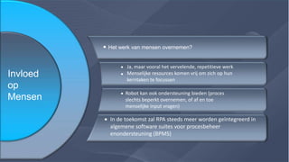 Wat is robotic process automation en wat kun je er mee doen | PPT