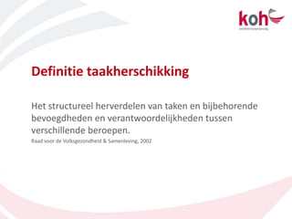 Wat is taakherschikking en taakdelegatie | PPTX