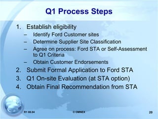 Watkins q1 2nded_outlook_on_quality_final | PPT