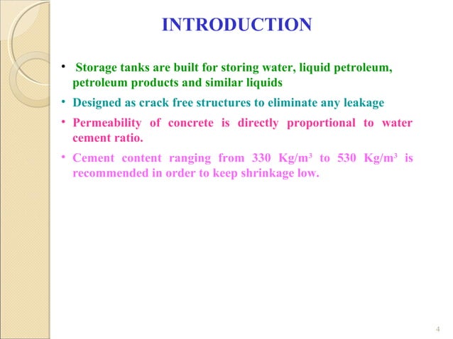 Stucture Design of various Watre tank | PPT | Civil Engineering ...