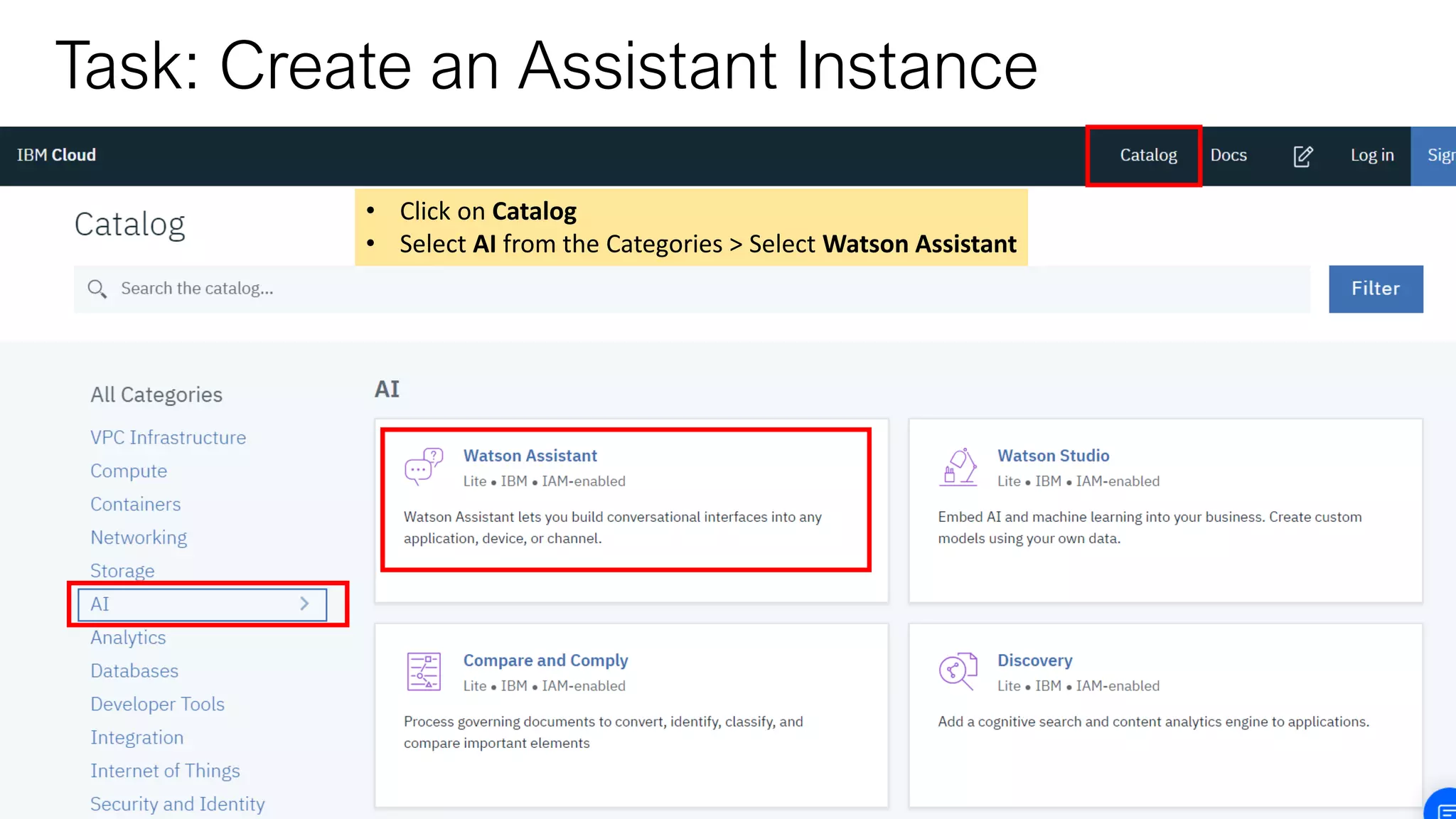 Watson assistant Tutorial | PDF