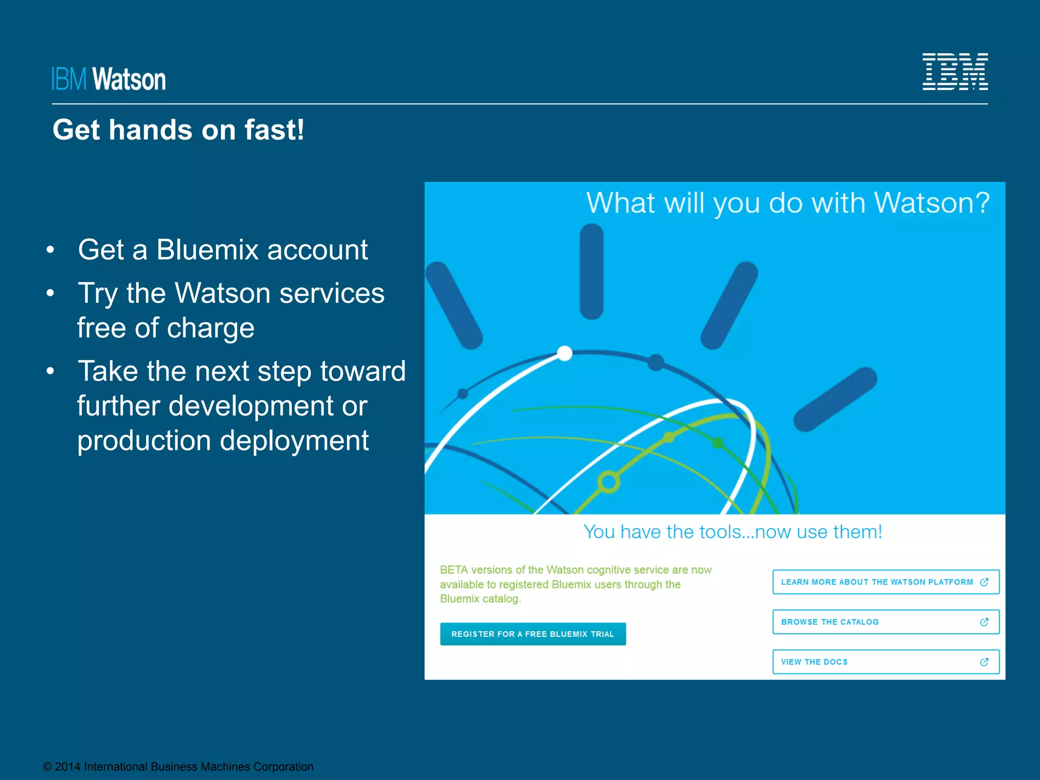 Watson join the cognitive era | PDF | Cloud Computing | Internet