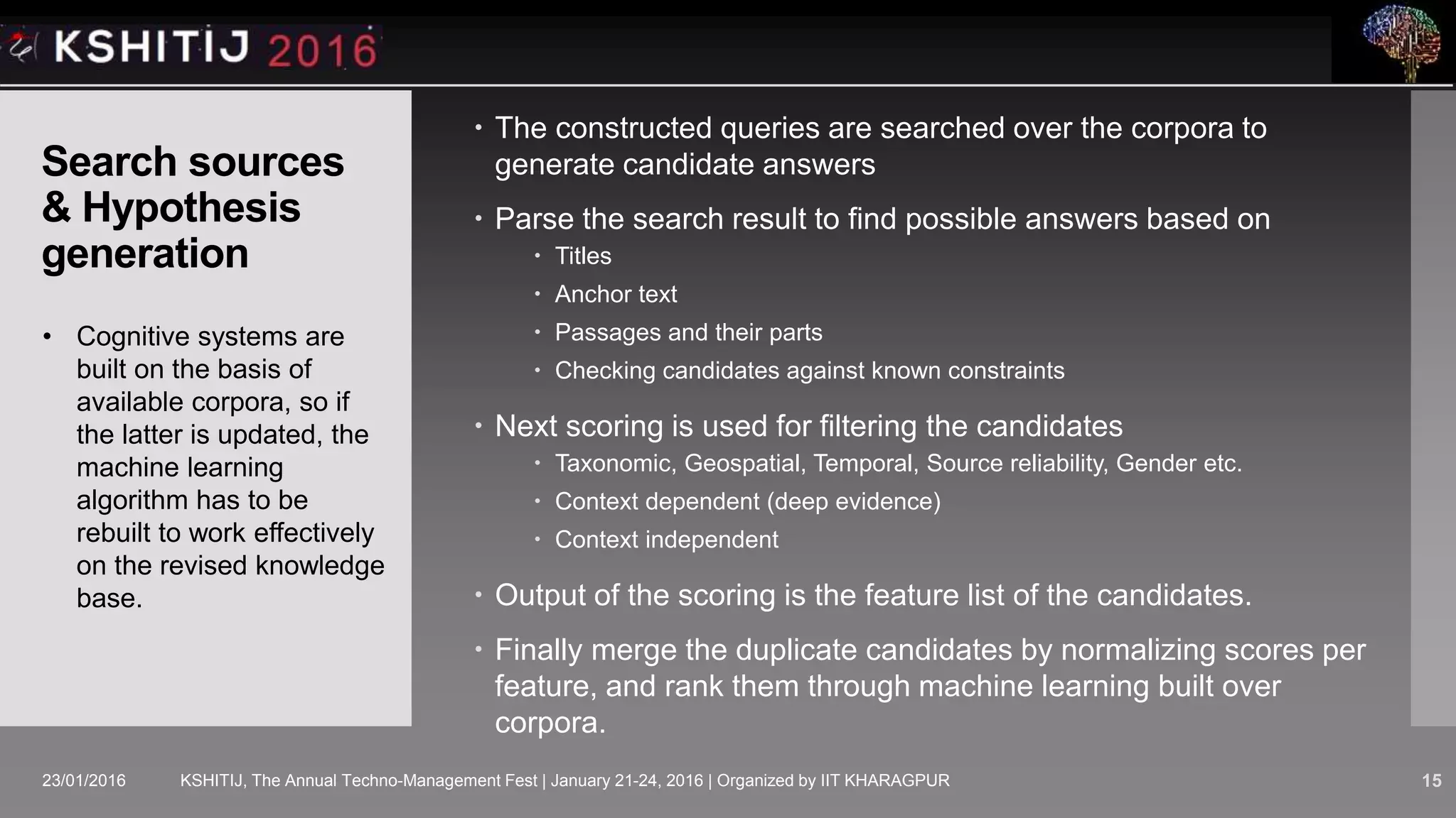 Cognitive Era and Introduction to IBM Watson | PPT