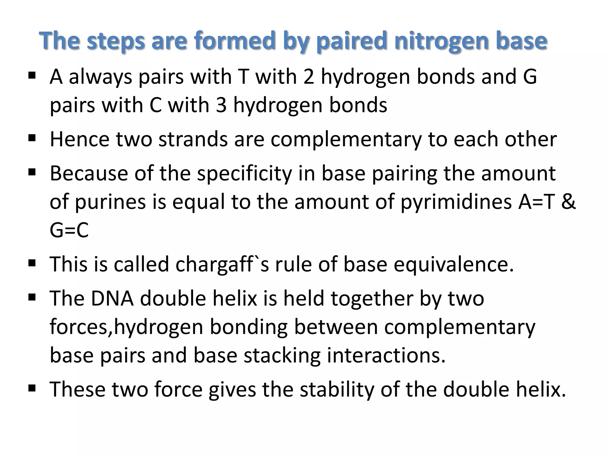 Watson and crick model of dna | PPTX