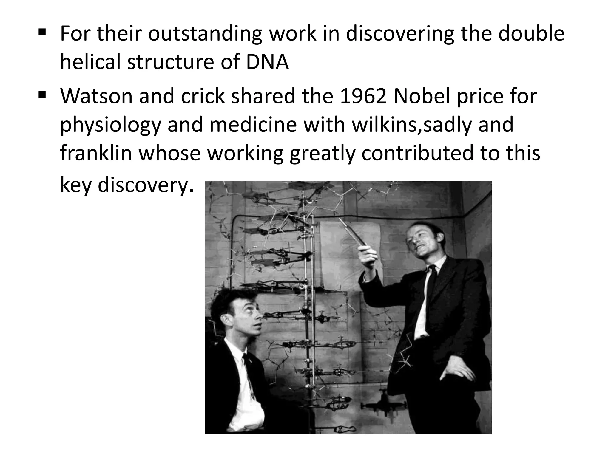 Watson and crick model of dna | PPTX