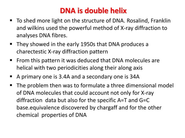 Watson and crick model of dna | PPTX