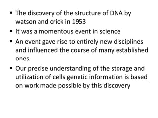 Watson and crick model of dna | PPTX