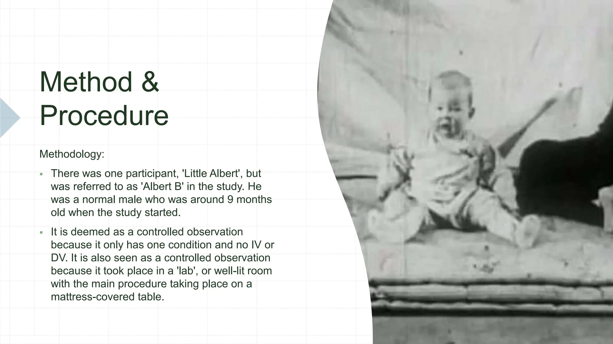 Watson and Rayner ppt. on Little Albert experiment | PPTX