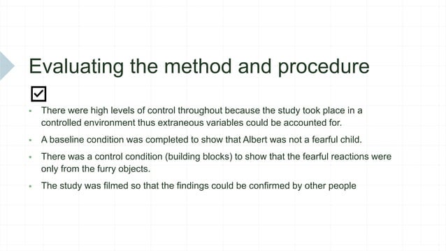 Watson and Rayner ppt. on Little Albert experiment | PPTX