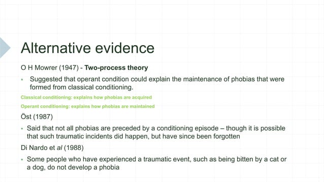 Watson and Rayner ppt. on Little Albert experiment | PPTX