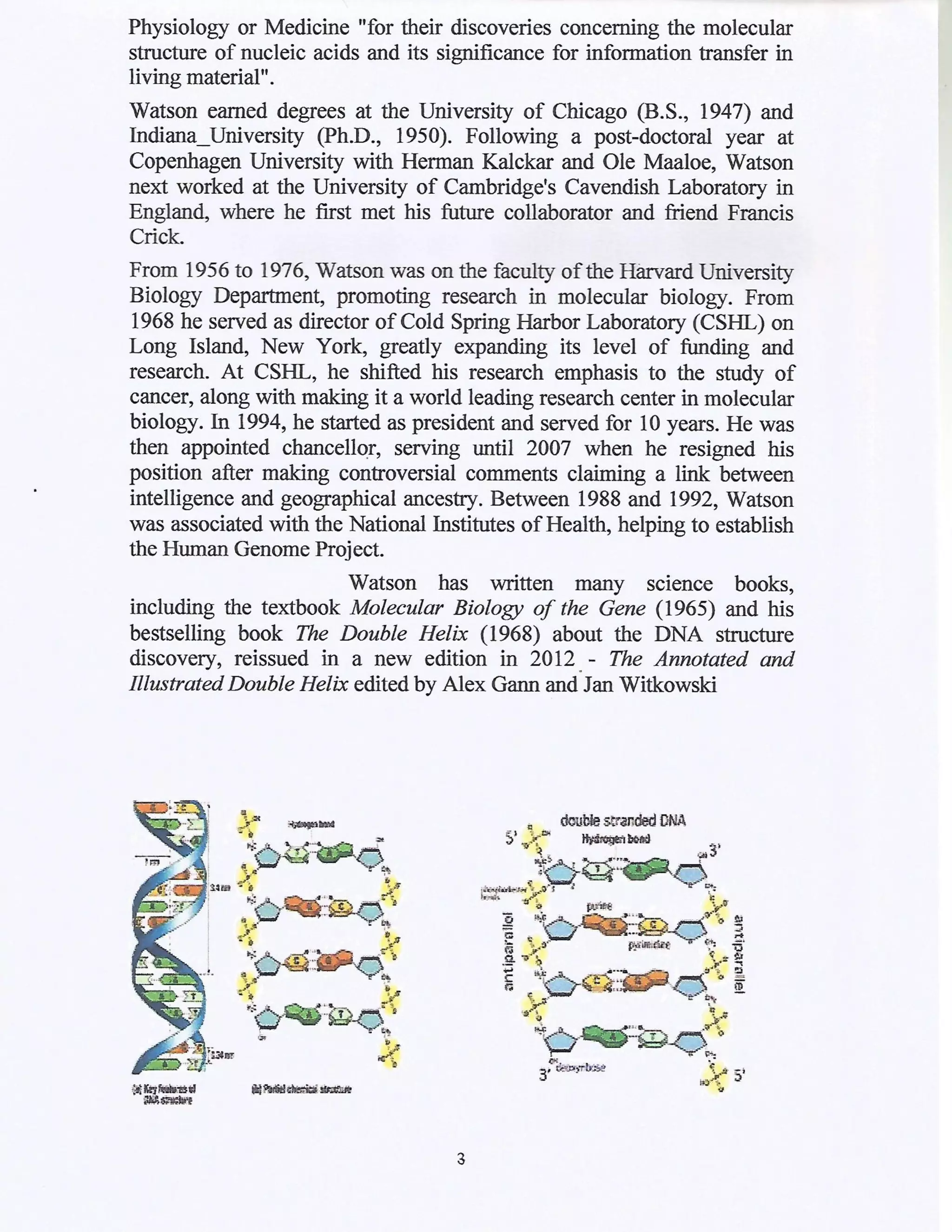 Watson & crick | PDF