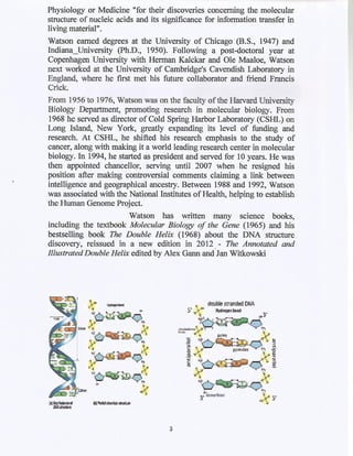 Watson & crick | PDF | Chemistry | Science