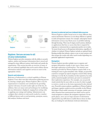 What Watson Explorer is and How it works | PDF