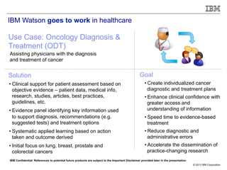 IBM Watson in Healthcare | PDF