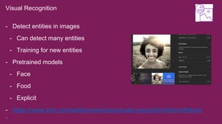 Watson products | PPTX | Cloud Computing | Internet