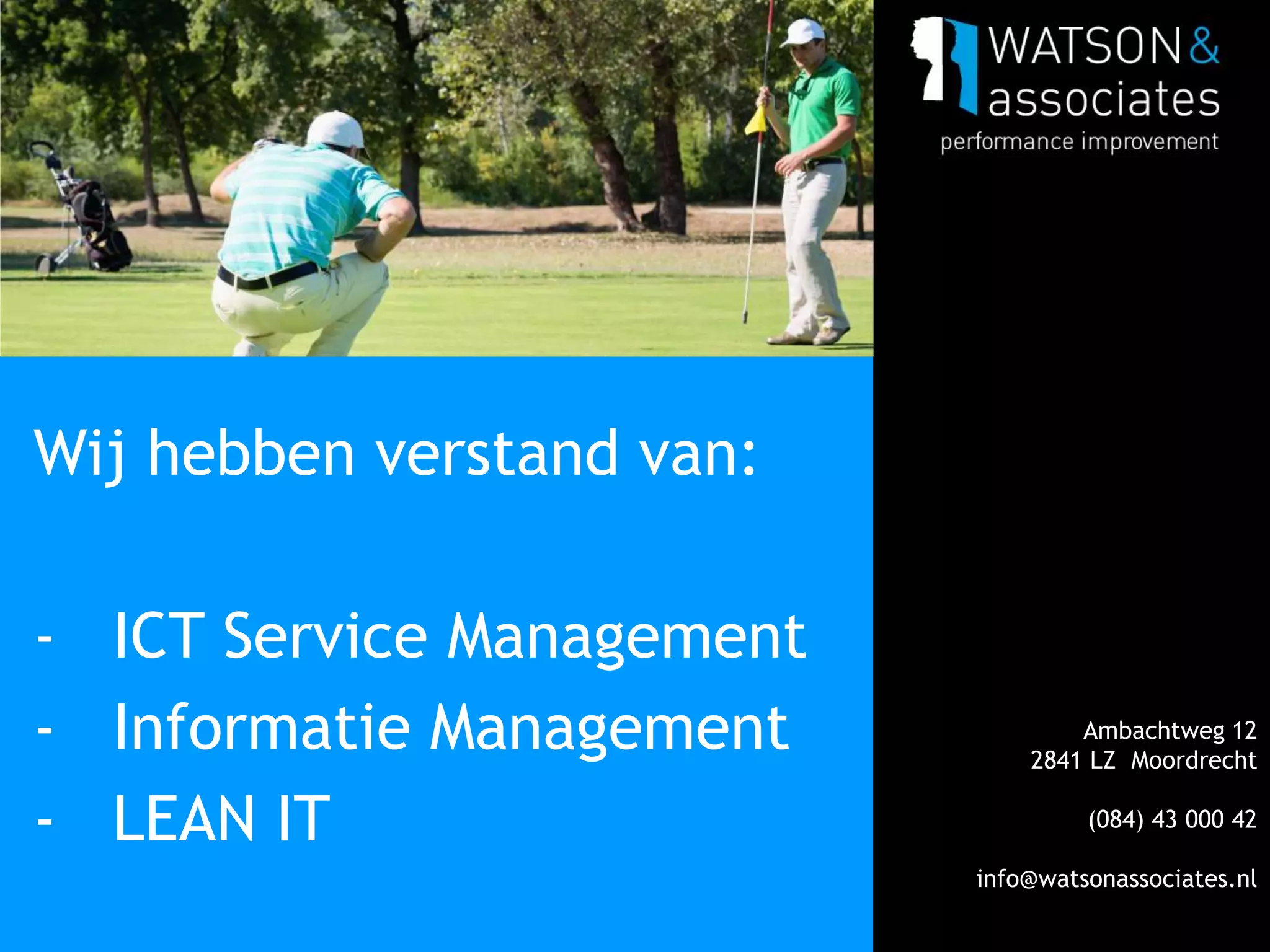 Wie is Watson | PPTX