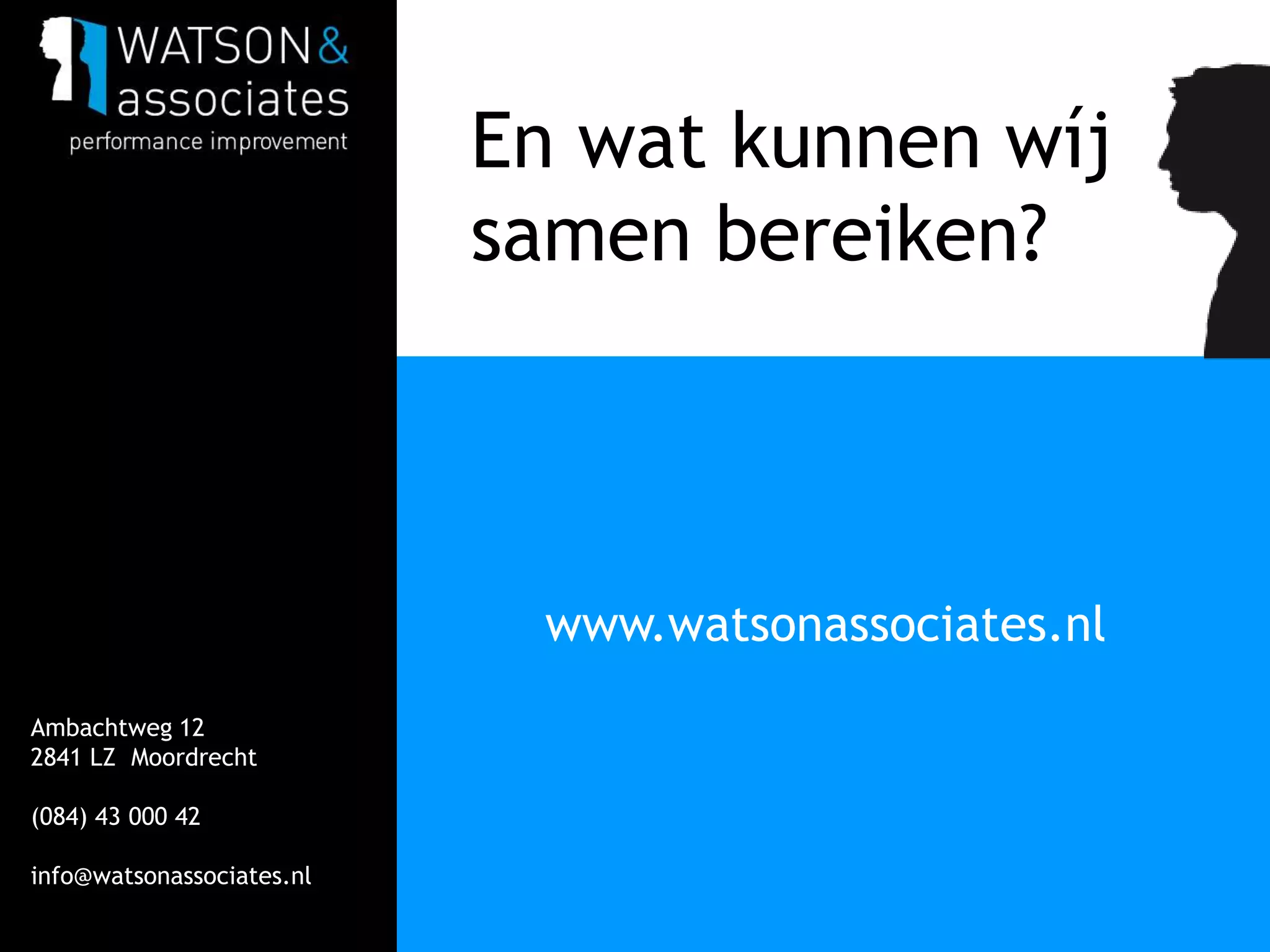Wie is Watson | PPTX