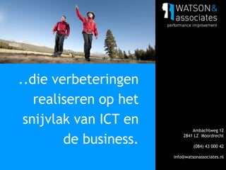 Wie is Watson | PPTX
