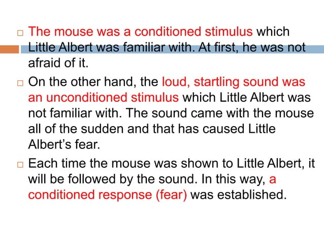 Watson’s conditioning theory | PPTX | Science