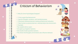 JOHN B. WATSON'S THEORY ABOUT BEHAVIORISM | PPTX