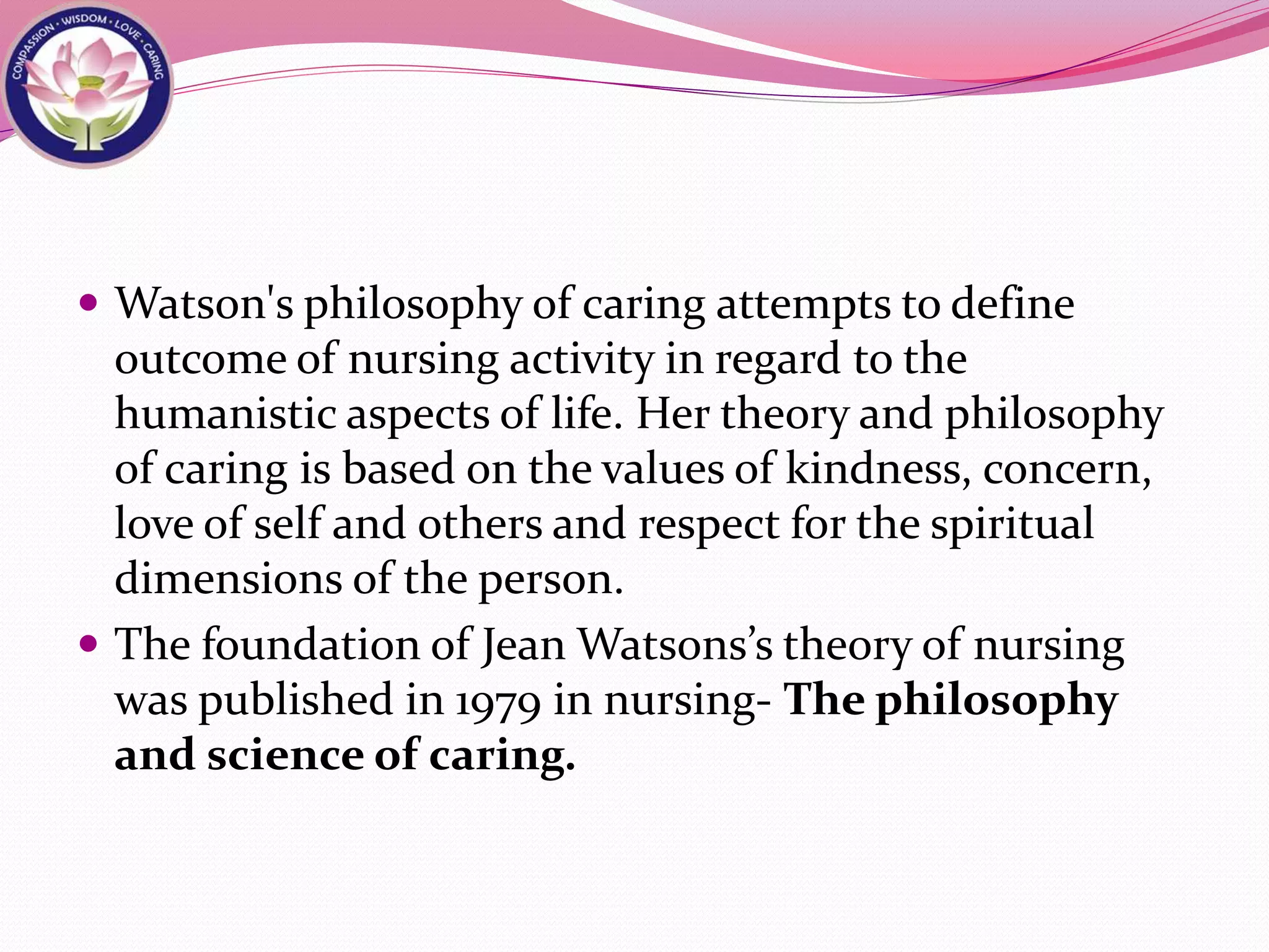 Watson theory | PPTX