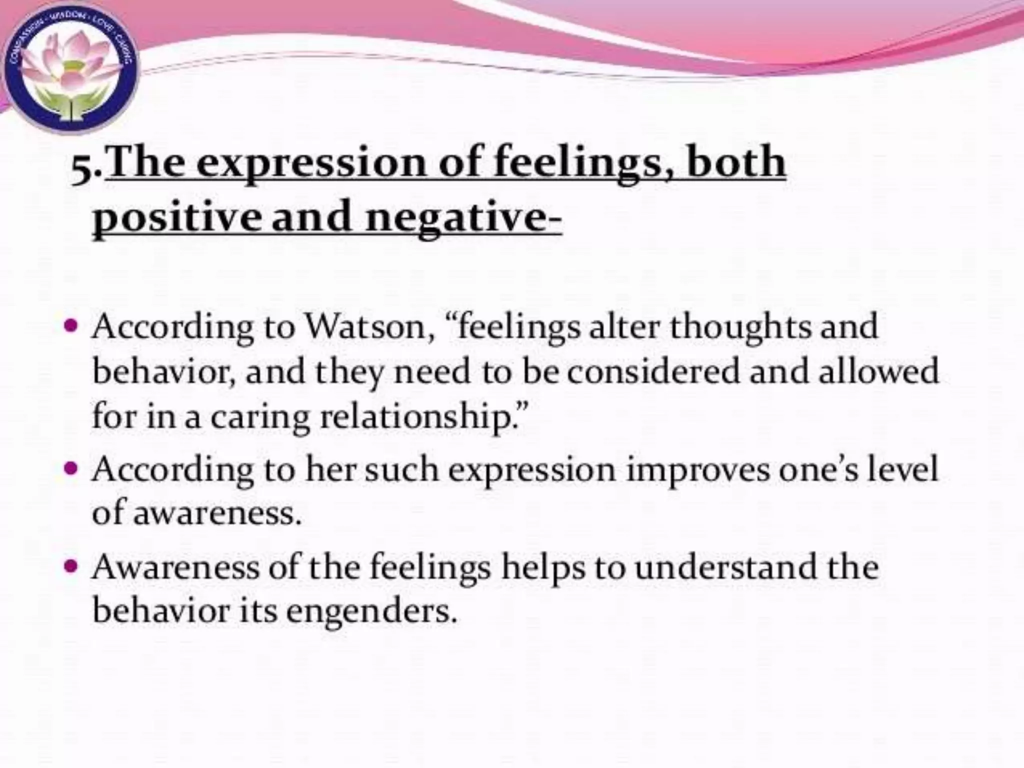 Watson's theory of human caring | PPTX