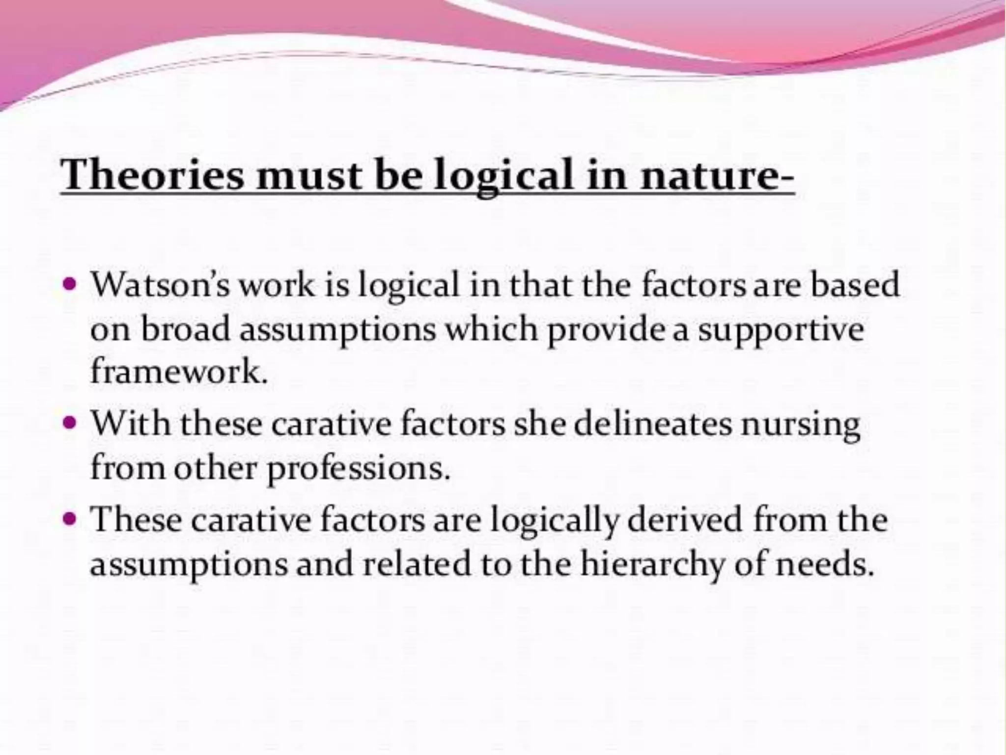 Watson's theory of human caring | PPTX