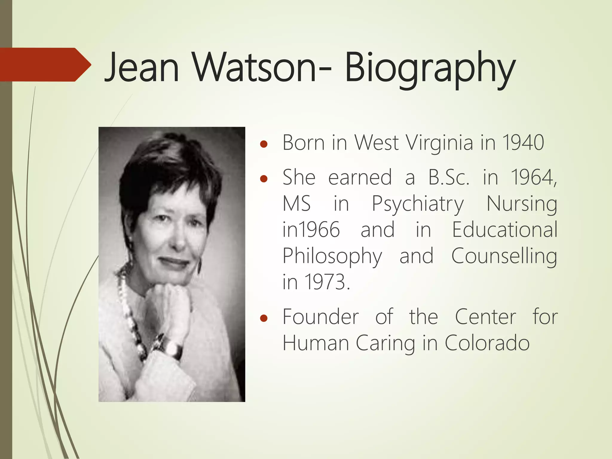 Watson's theory of human caring | PPTX