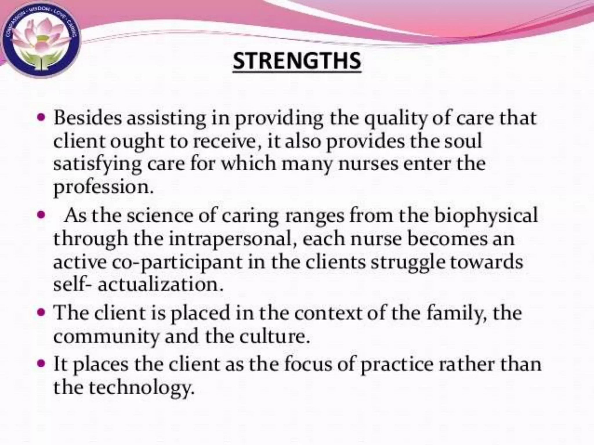 Watson's theory of human caring | PPTX