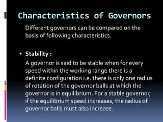 Watt Governors | PPTX