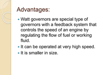 Watt Governor | PPT