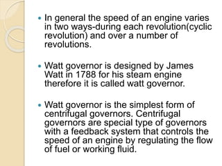 Watt Governor | PPTX
