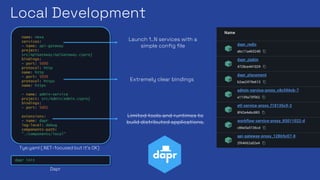 Watts Water Dapr Community Call - Building Distributed Systems with Dapr | PPT