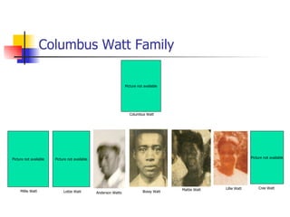 Watt’s family reunion | PPT