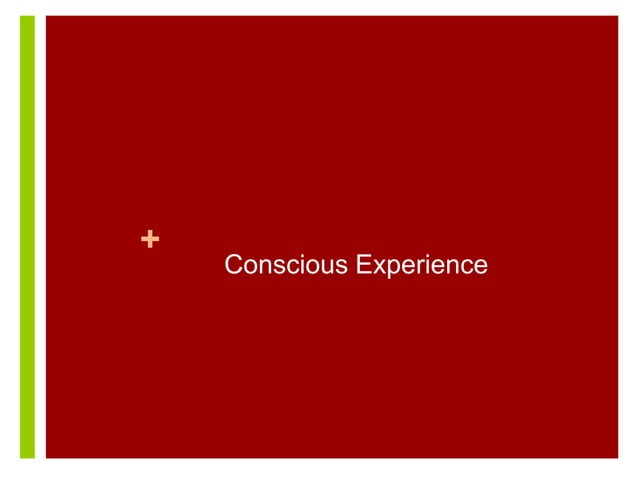 Watzl "The Subjectivity and Unity of Consciousness Unified. Attention ...