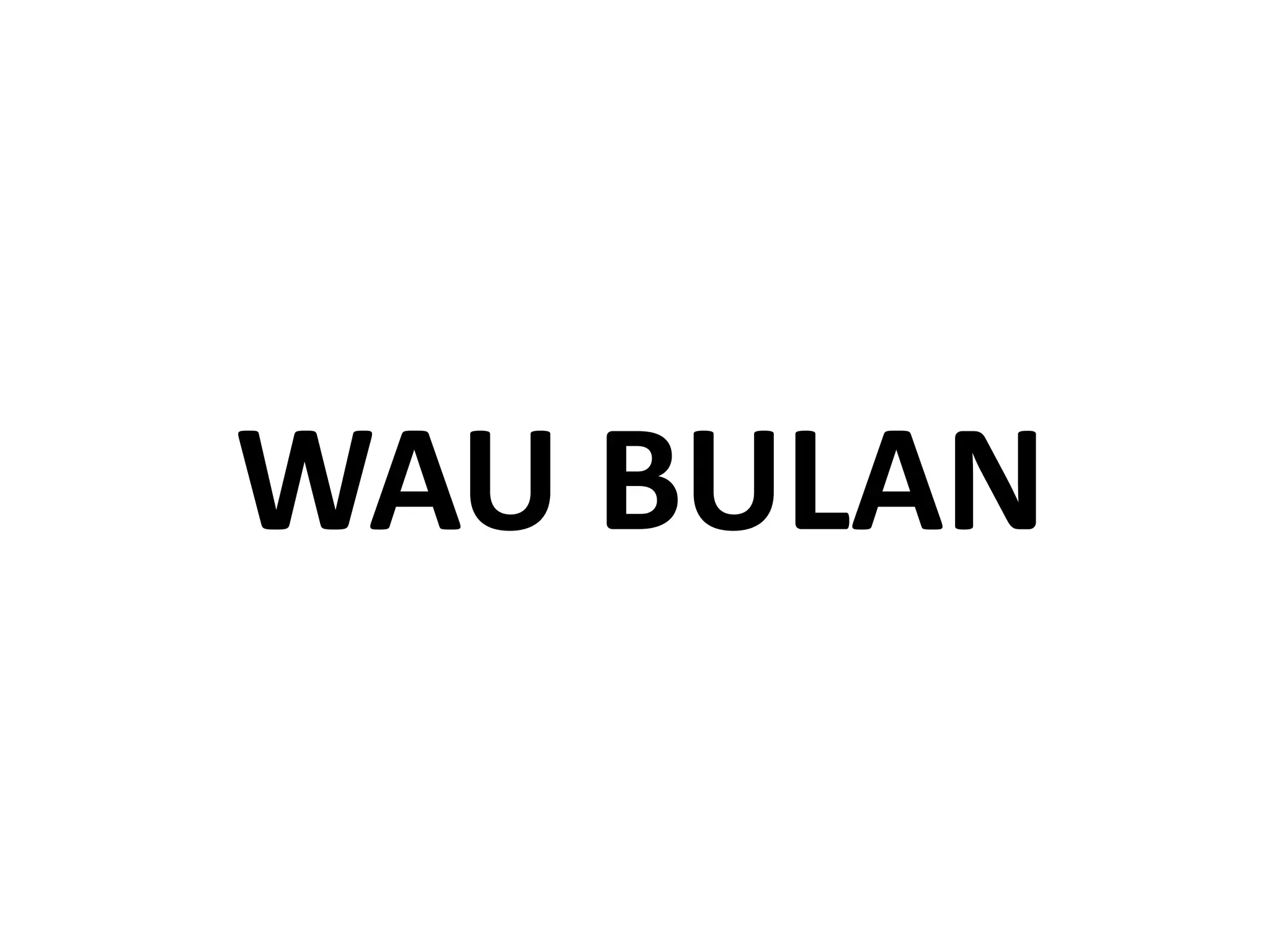 Wau bulan | PPTX