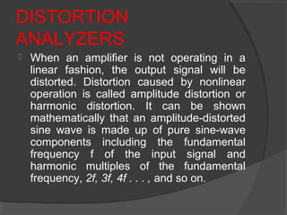 Wave analyzers done by Priyanga KR | PPT