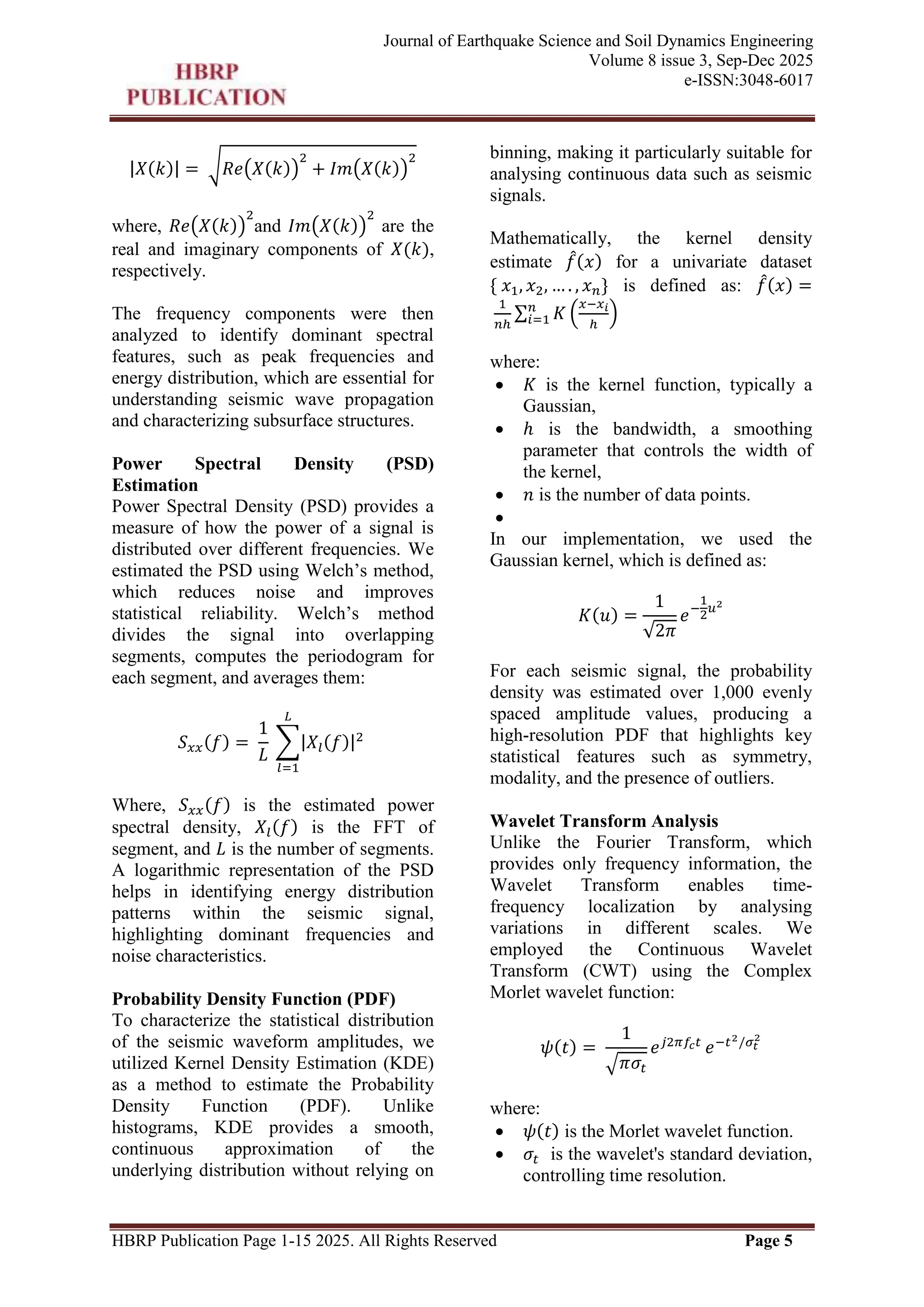 Wave-Based Seismic Characterization of the 2025 Myanmar Earthquakes (Mw 7.7 and Mw 6.7) | PDF