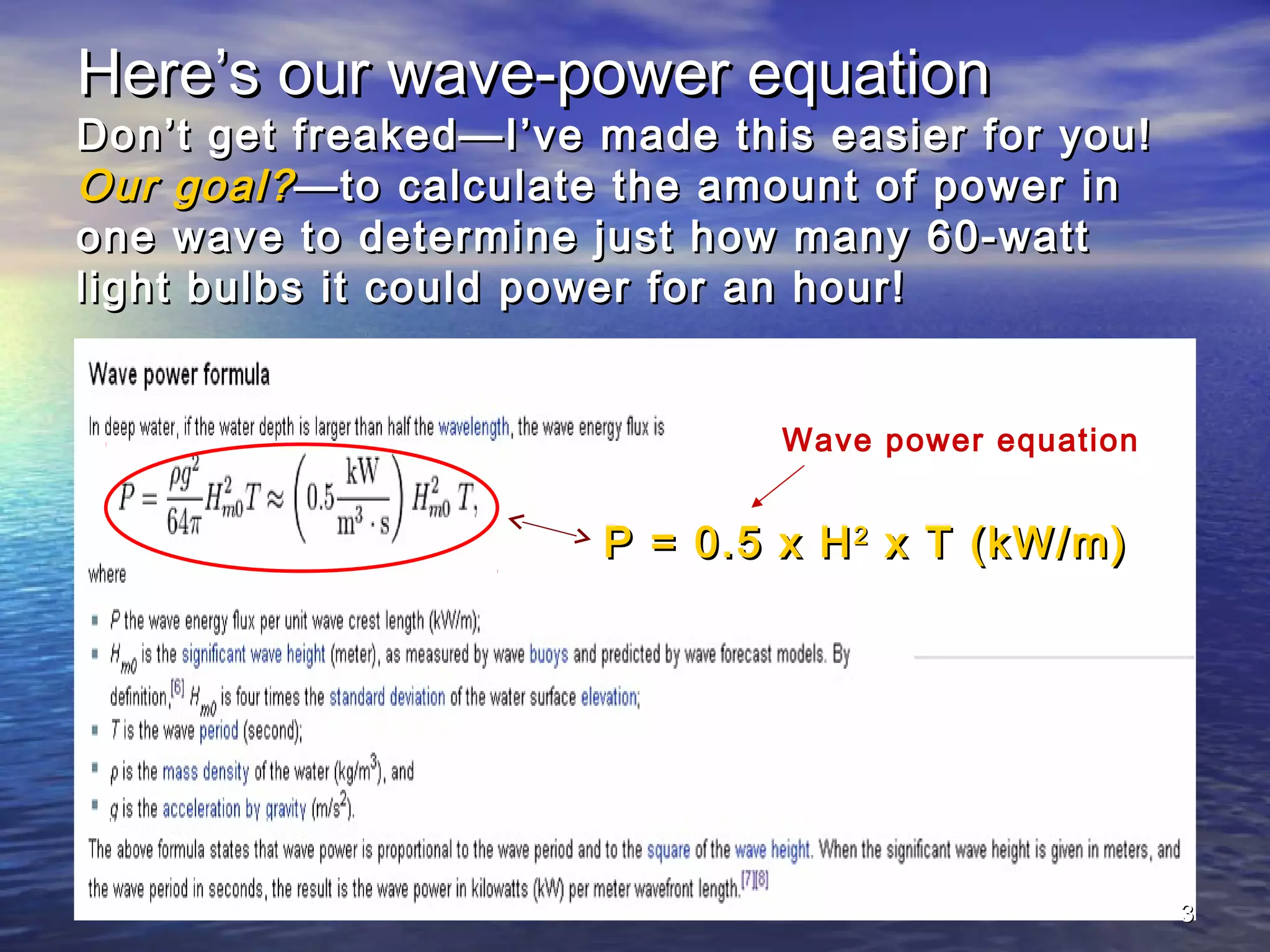 Wave Power Earth Null School
