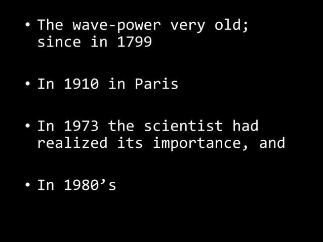 Wave power ships | PPT