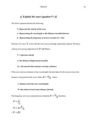 Wave assignment | PDF
