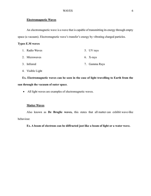 Wave assignment | PDF | Physics | Science