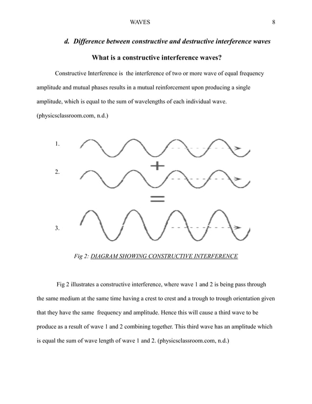 Wave assignment | PDF | Physics | Science