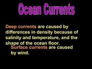 Wave currents tides | PPT