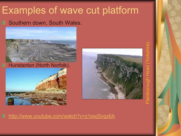 Wave cut platform.( Swaleh Mohamed ) | PPTX | Geology | Science