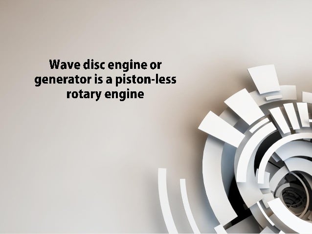 Wave Disc Engine Technology