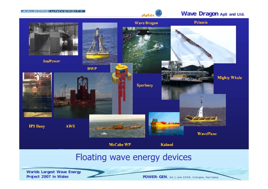 Wave Dragon Project In Wales Power Gen 2006d