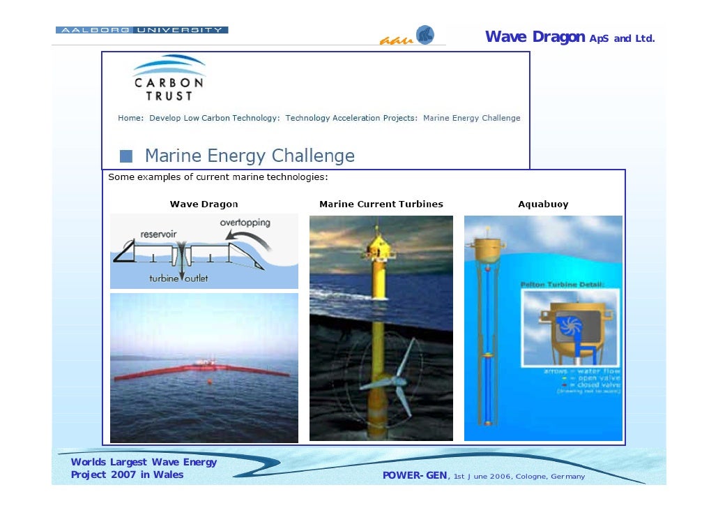 Wave Dragon Project In Wales Power Gen 2006d
