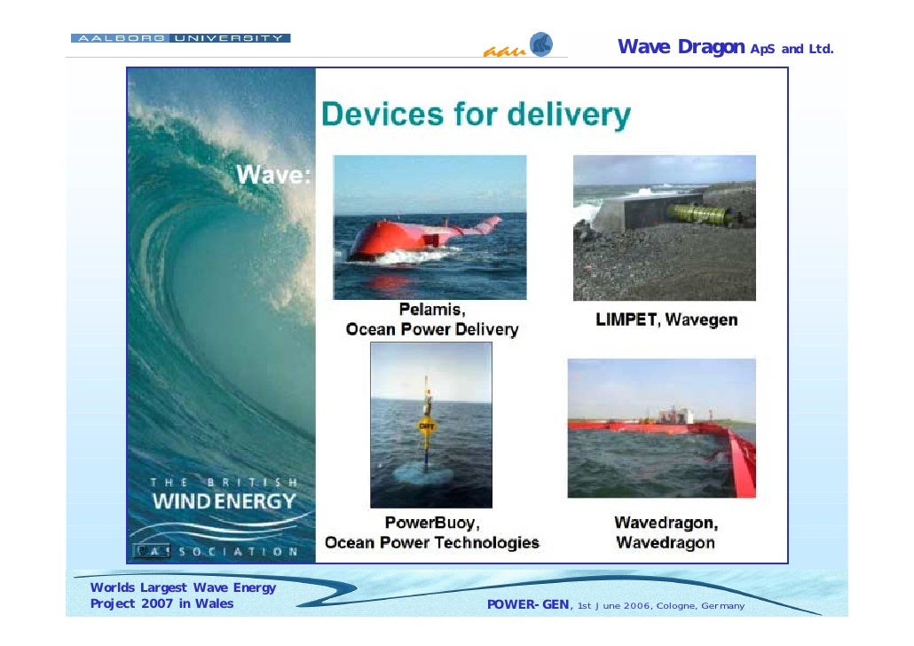 Wave Dragon Project In Wales Power Gen 2006d